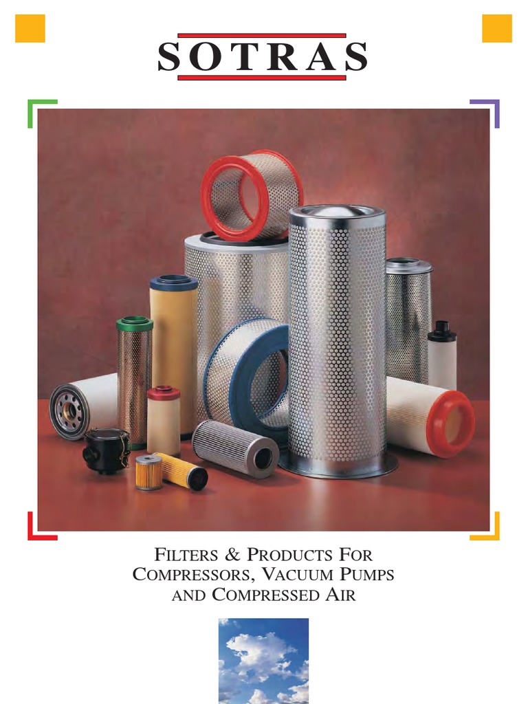 Sotras Filters and Products Overview | PDF | Filtration | Chemical ...