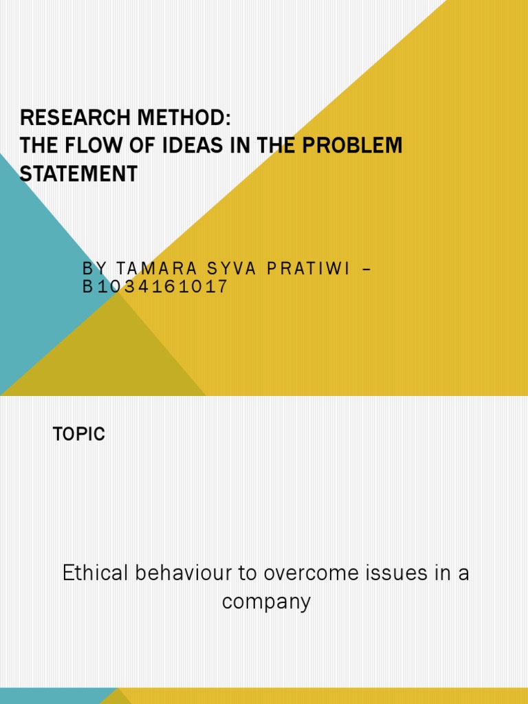 Flows of Ideas - Tamara - Research Method | PDF | Falsifiability ...