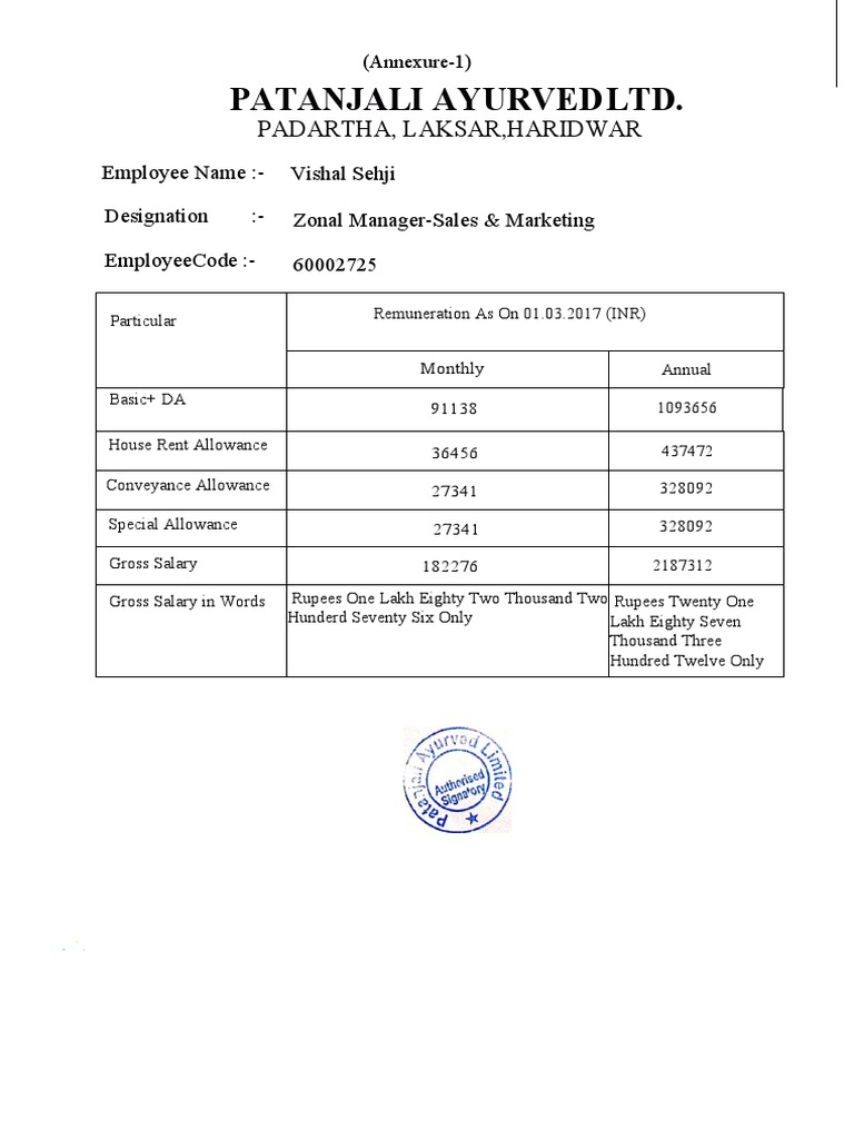 Patanjali Ayurved LTD.: Padartha, Laksar, Haridwar | PDF
