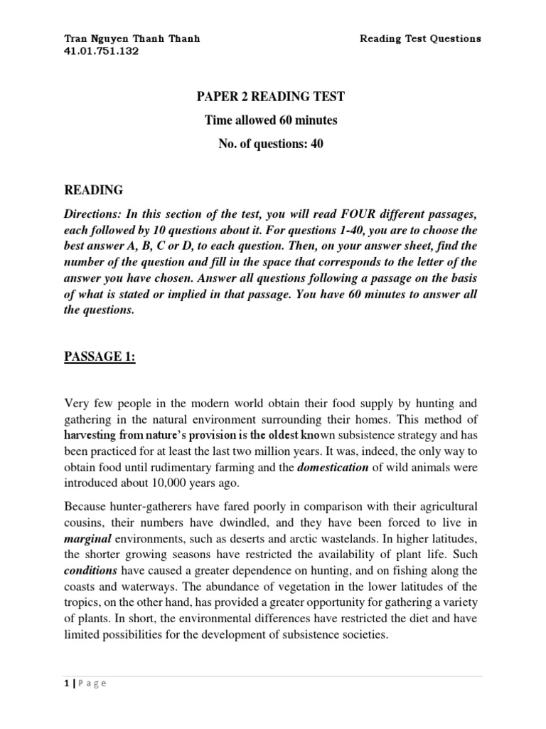 Assignment 1 - Tag Questions | PDF | Hunter Gatherer