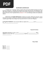 PhilGEPS Sworn Declaration | PDF | Sole Proprietorship | Affidavit