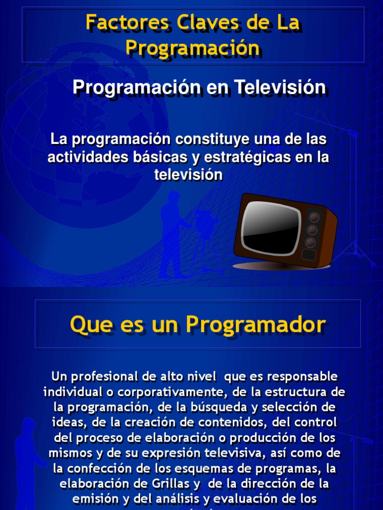 Taller Programación Televisión | PDF | Hora estelar | Televisión