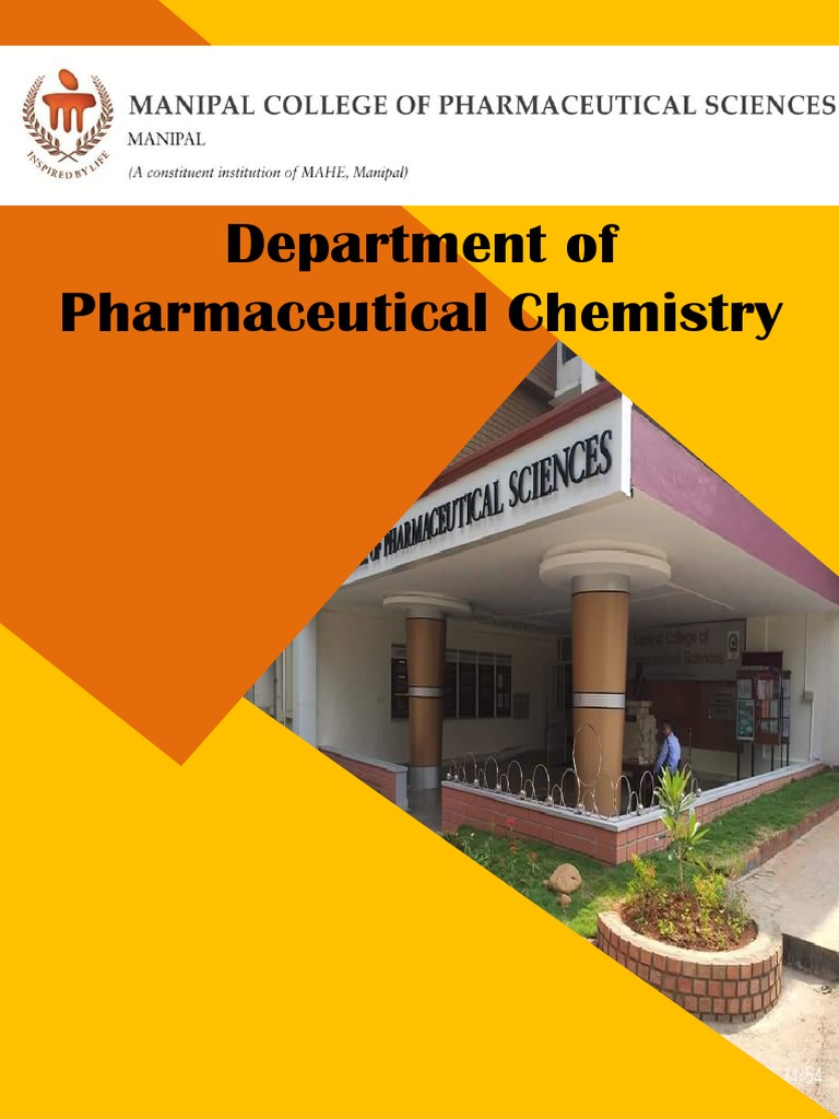 Department of Pharmaceutical Chemistry | Pharmaceutical Industry ...