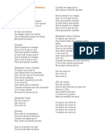 Letras de Shakira: Las Mujeres No Lloran | PDF