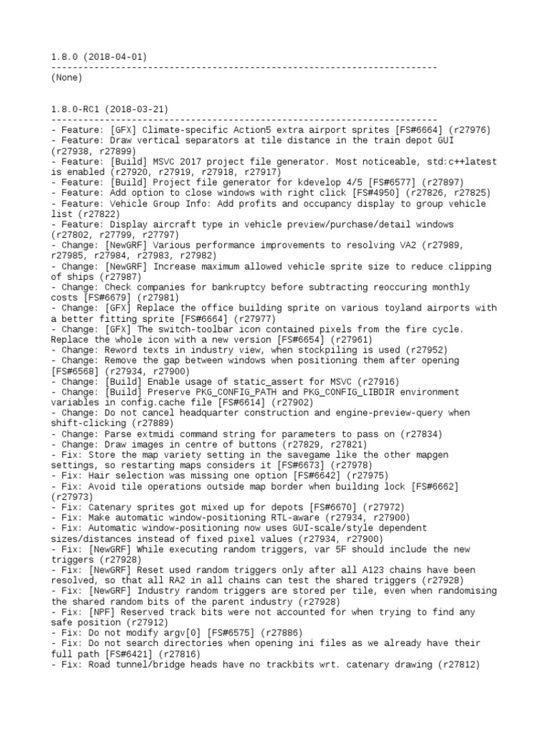 Change Log | PDF | Command Line Interface | Icon (Computing)