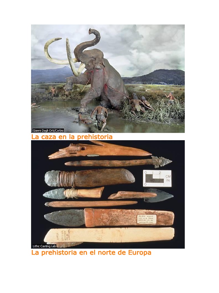 La Caza en La Prehistoria | PDF