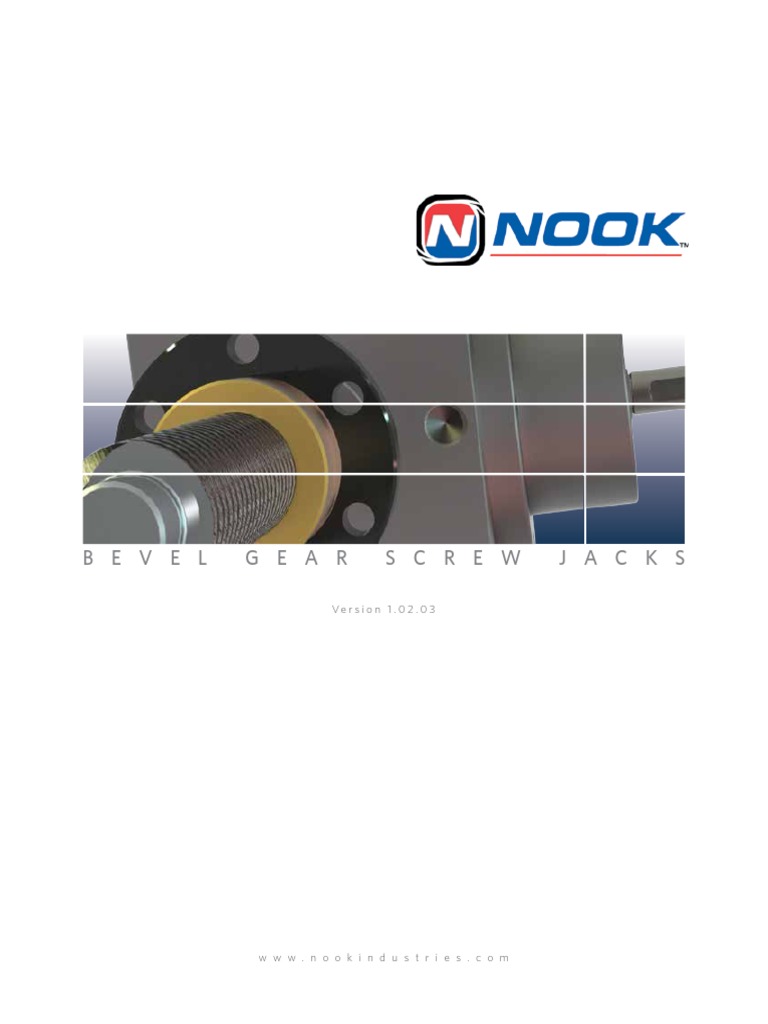 NOOK Bevel Jacks Catalog PDF | PDF | Gear | Screw