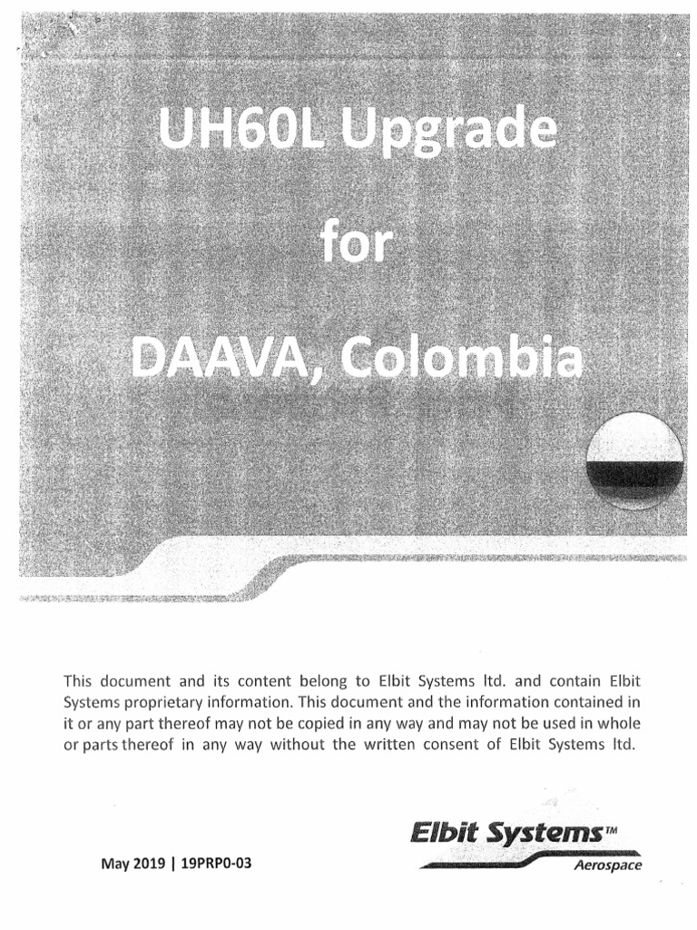 Modernizacion Uh-60 - Elbit System | PDF | Avionics | Taxes