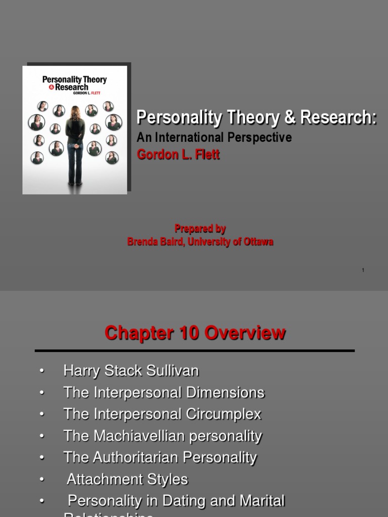 TOP (Harry Stack Sullivan) | PDF | Attachment Theory | Personality ...