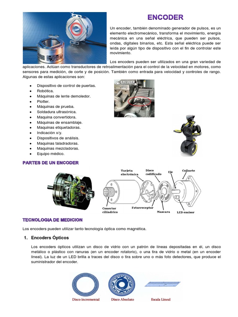 Encoder I | PDF | Electromagnetismo | Ingenieria Eléctrica