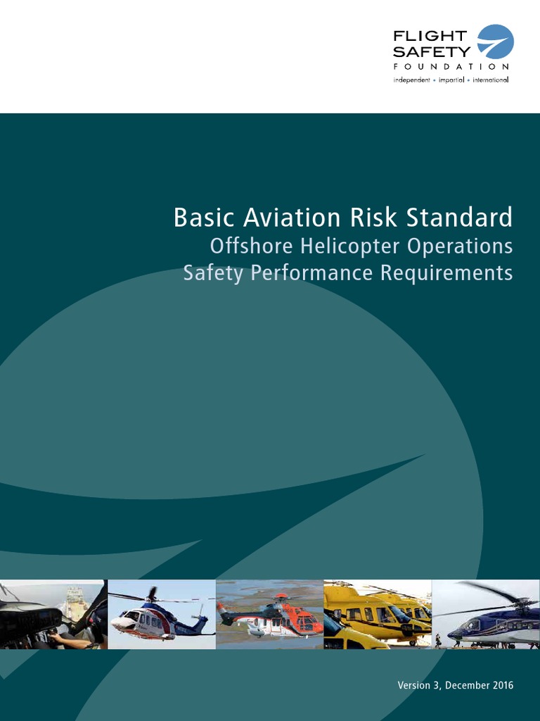 FSF BARS Offshore Helicopter Operations Standard V Double Spreads | PDF ...