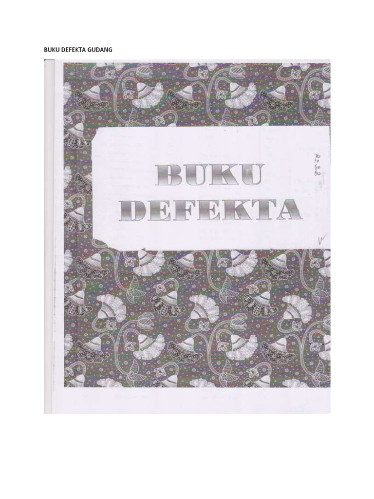 Buku Defekta Gudang: Panduan Lengkap | PDF