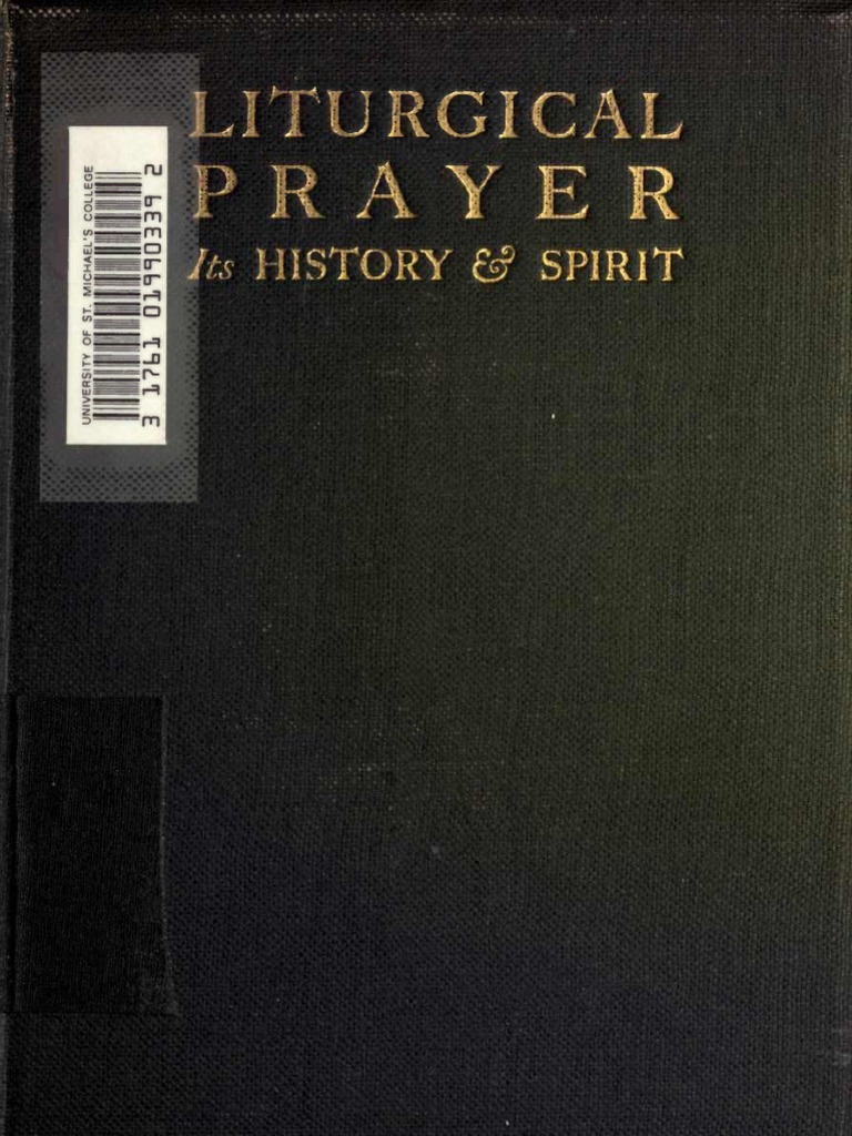 Liturgical Prayer: History and Spirit | PDF | History | Religion ...