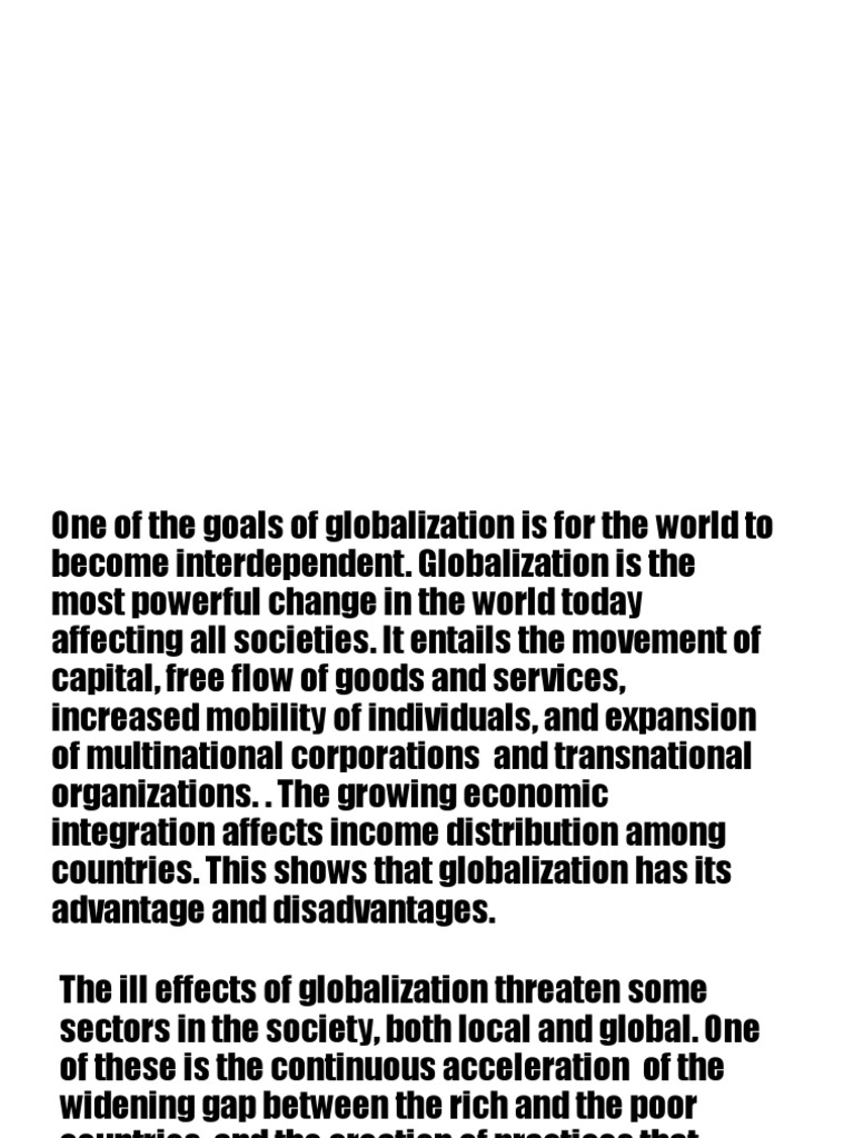 Globalization Topic | PDF | Globalization | Immigration