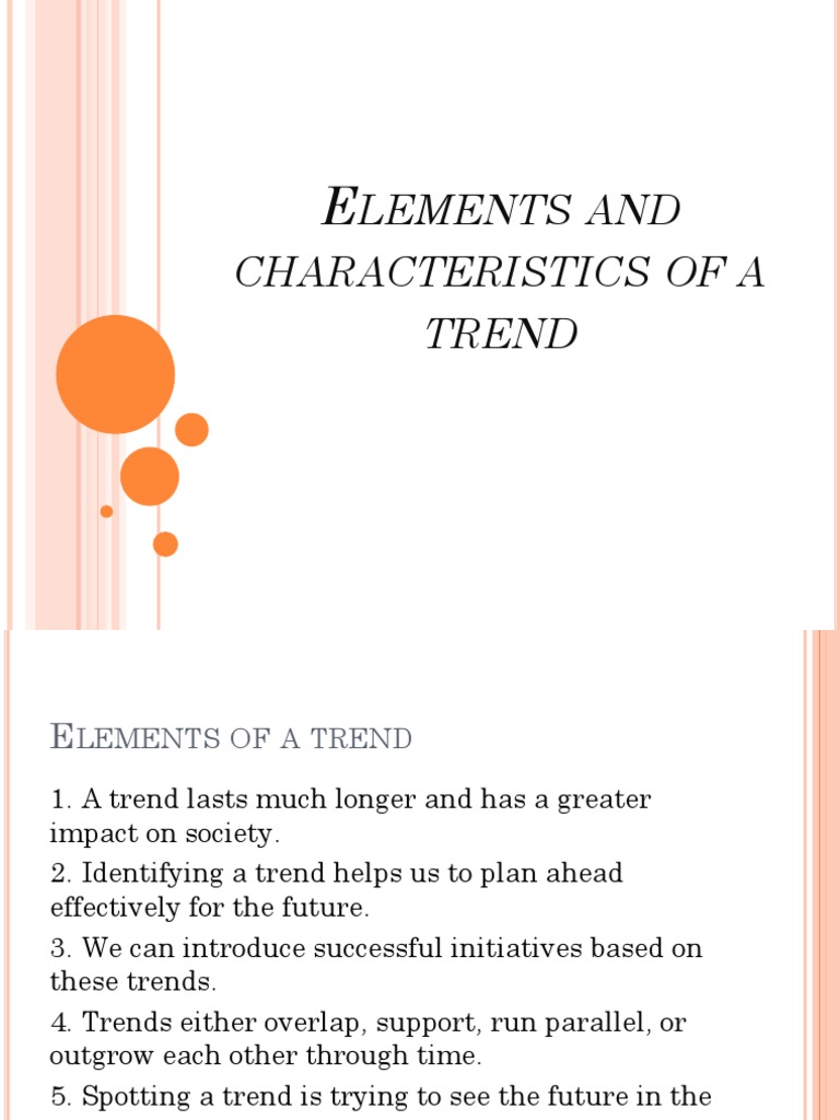 Understanding Trends: Key Elements & Characteristics | PDF | Aids ...
