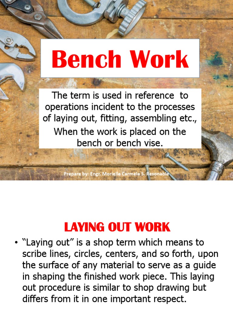 Benchworking Study | PDF | Drilling | Screw