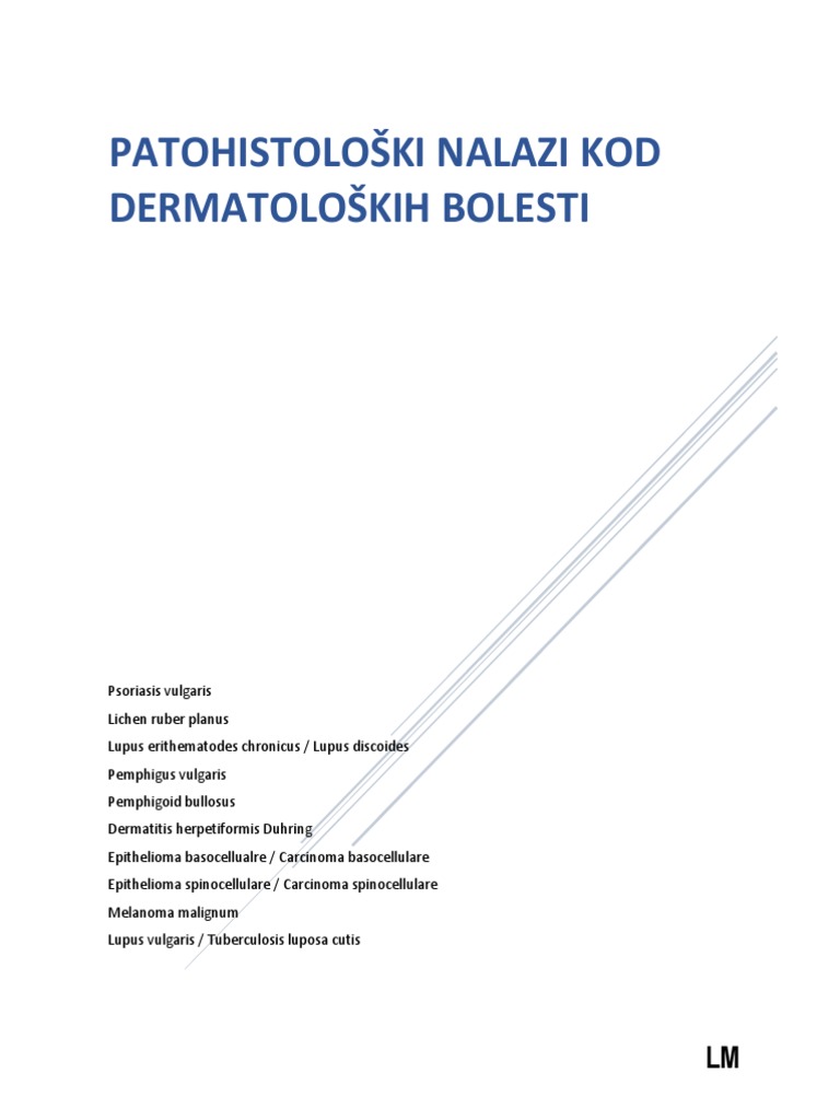 Dermatoze Patohistologija 503388635 | PDF