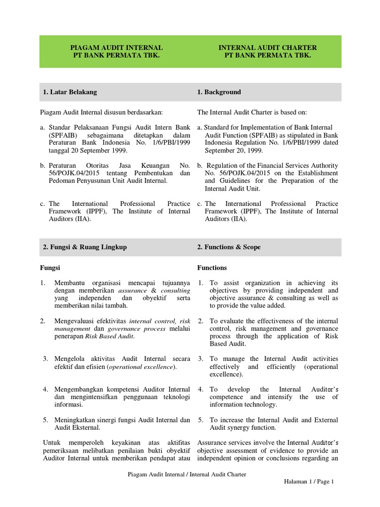 Internal Audit Charter Overview | PDF | Internal Audit | Audit