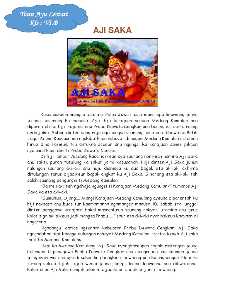 Cerita Bahasa Sunda | PDF