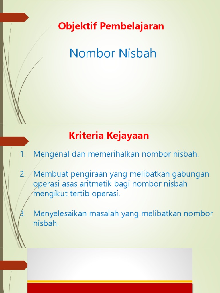 Nombor Nisbah | PDF