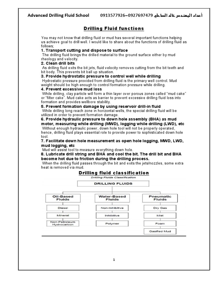 Drilling Fluid Introduction | PDF | Chloride | Ph
