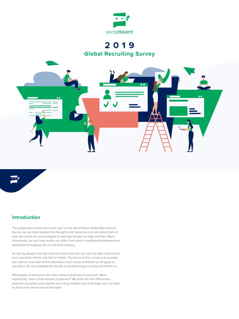 2019 Global Recruiting Survey | PDF | Performance Indicator | Recruitment