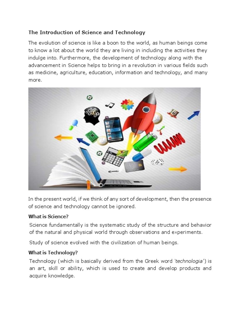 The Introduction of Science and Technology | PDF | Modulation | Outer Space