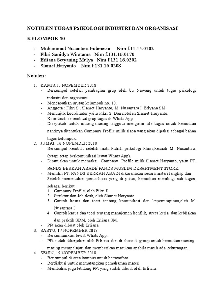 Soal Uas Psikologi Industri Dan Organisasi | PDF