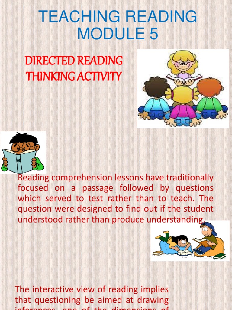 Teaching Reading: Directed Reading Thinking Activity | PDF | Reading ...