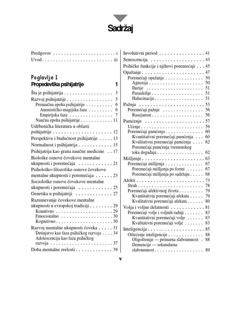 Psihijatrija Skripta | PDF