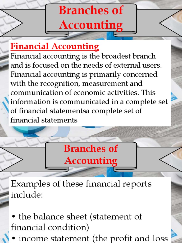 An Overview of the Main Branches of Accounting | PDF | Financial ...