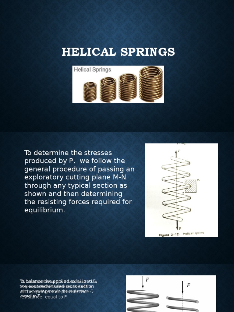 Helical Springs and Shear and Moment Diagram | PDF | Beam (Structure ...
