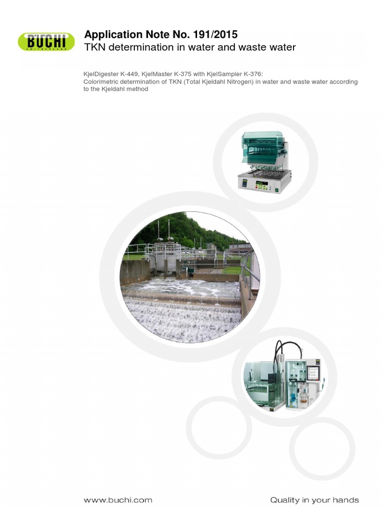 TKN Measurement in Water and Wastewater | PDF | Detection Limit | Titration