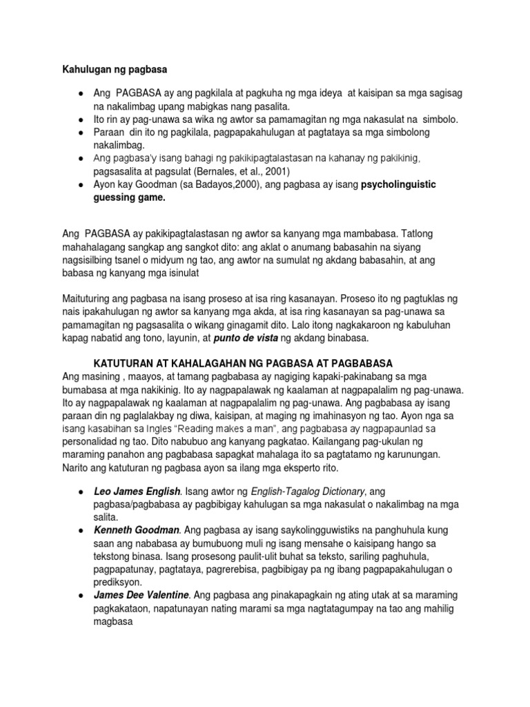 FIL 112 Reviewer | PDF