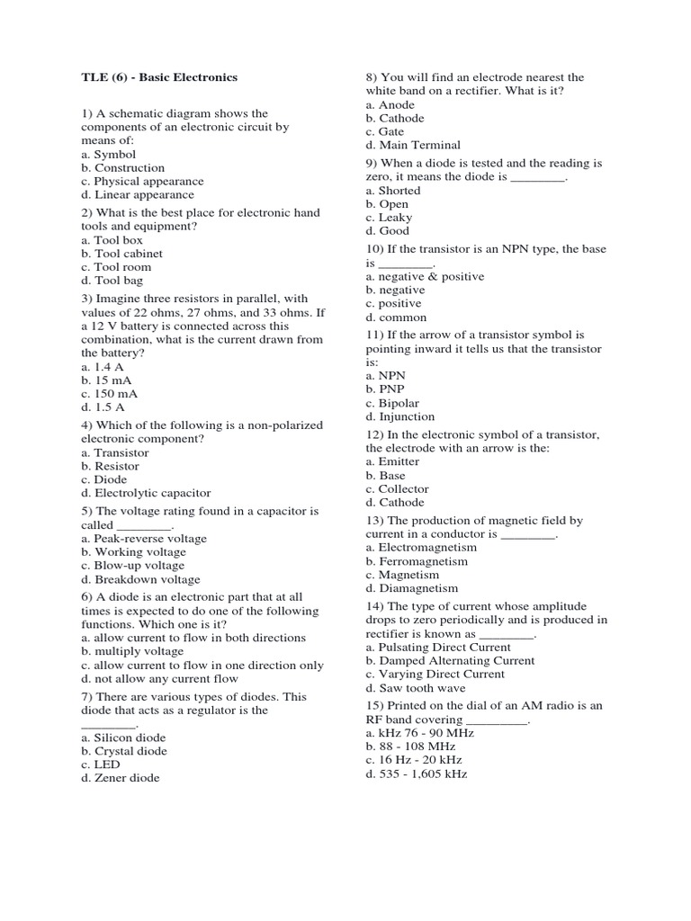 Basic Electronics | Download Free PDF | Rectifier | Bipolar Junction Transistor