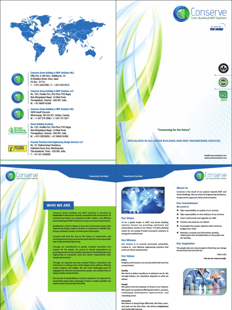 Conserve Green Building and MEP Solutions WLL | PDF | Building ...