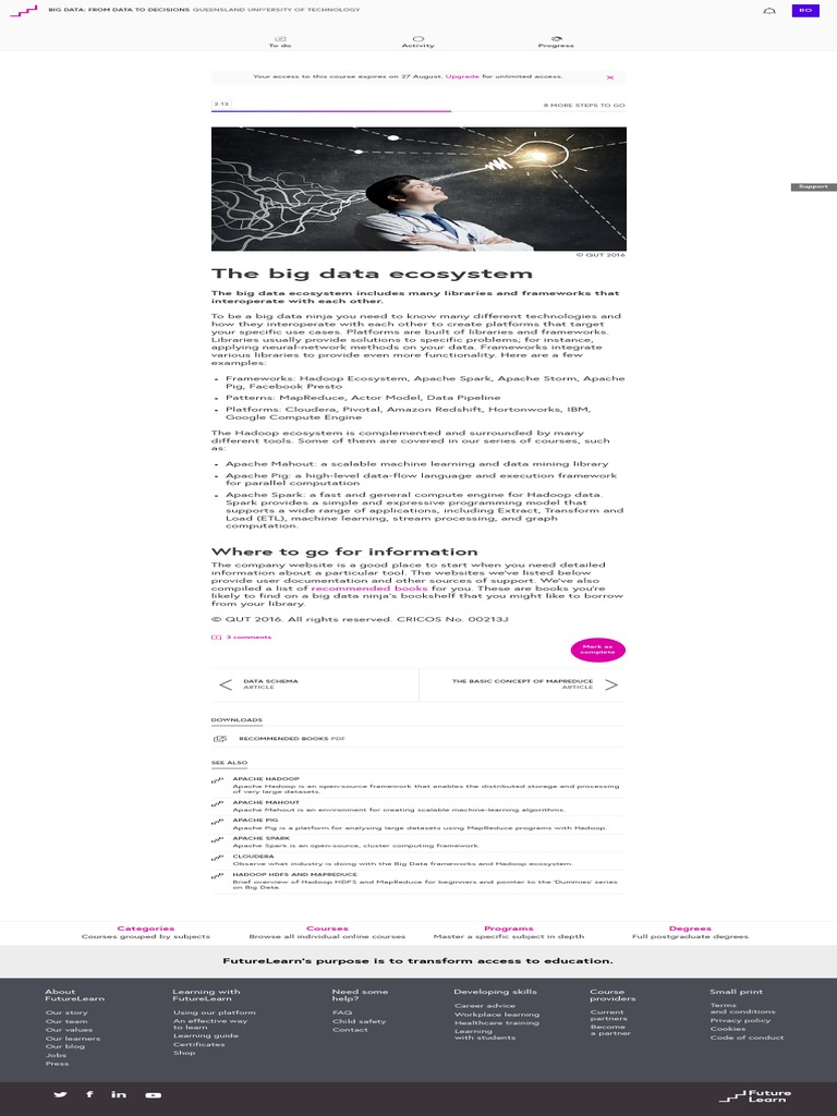 The Big Data Ecosystem | PDF | Apache Hadoop | Apache Spark