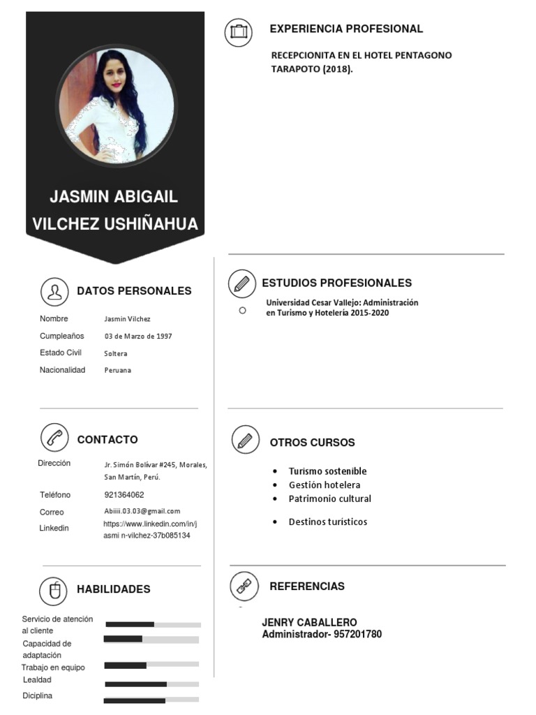 CV Jasmin Vil | PDF