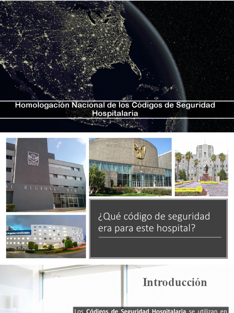09 Codigos Se Seguridad Hospitalaria Nacional DR Horacio | PDF ...