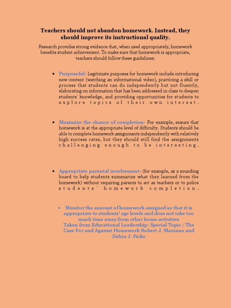 Enhancing Homework for Student Success | PDF
