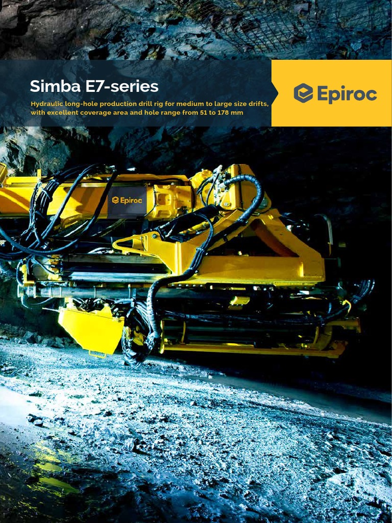Simba E7-Series | Download Free PDF | Drilling Rig | Automation