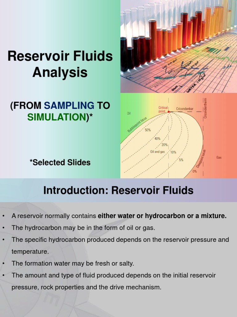 Reservoir Fluid Analysis | PDF | Absorption Spectroscopy | Petroleum ...