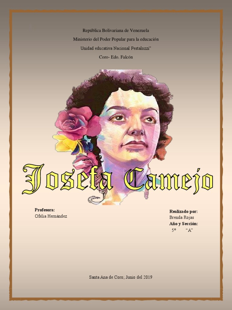 Biografia de Josefa Camejo 1 | PDF | Venezuela | Conflicto armado