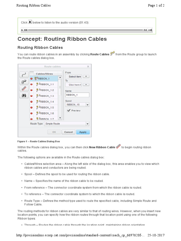 Routing Ribbon Cables | PDF