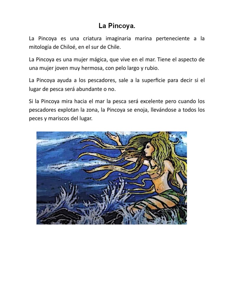 La Leyenda de La Pincoya en Chiloé | PDF | Ciencias sociales