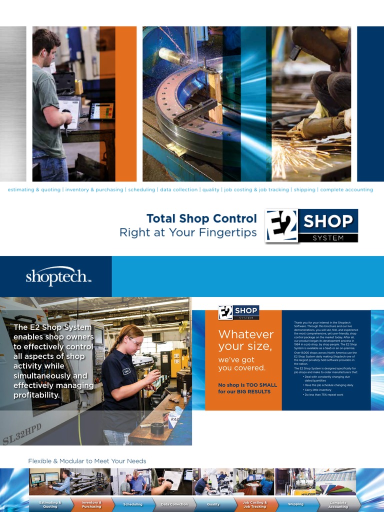 Brochure E2 ERP | PDF | Inventory | Retail