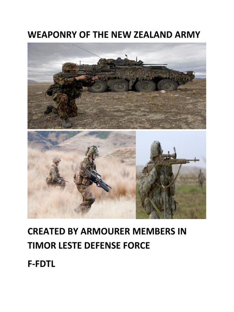Weaponry of The NZDF | PDF | Projectile Weapons | Firearms
