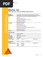 Sika Monotop - 122f | PDF | Technology & Engineering