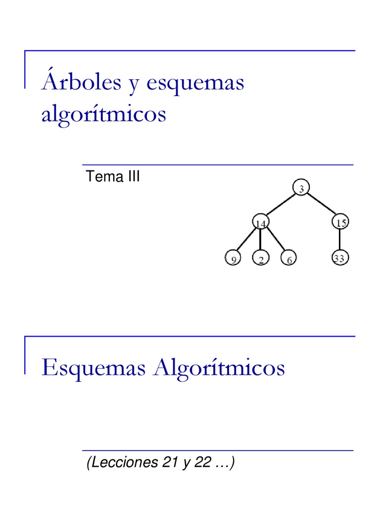 Esquemas Algoritmicos | PDF