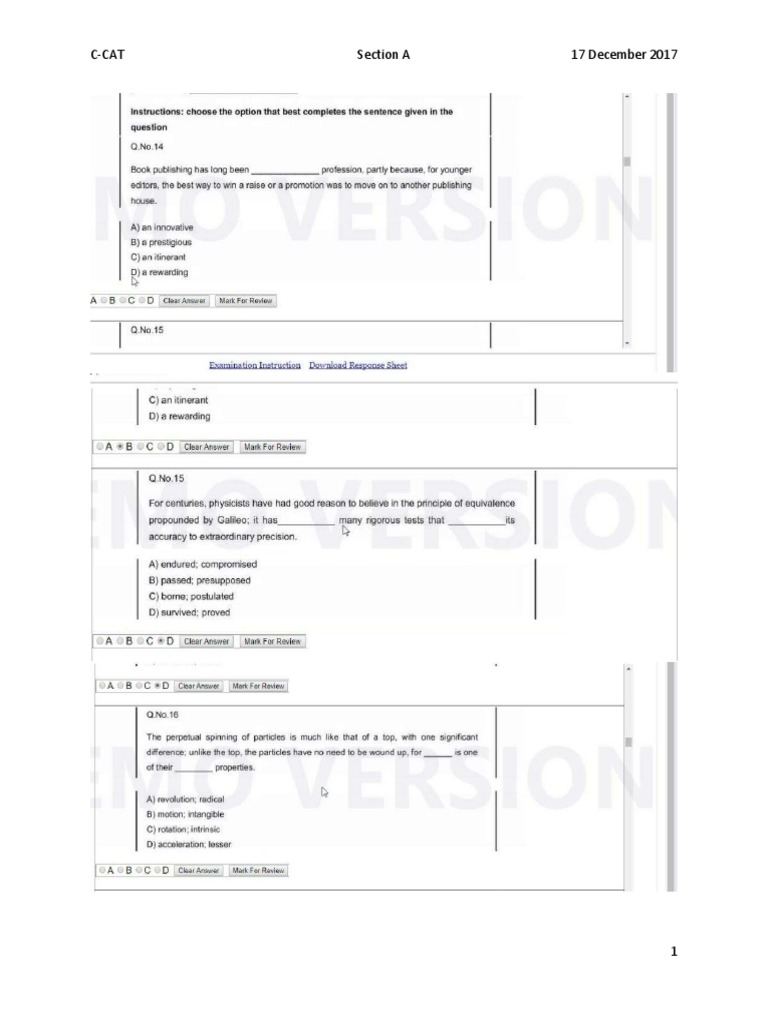 Cdac Paper 2017 | PDF